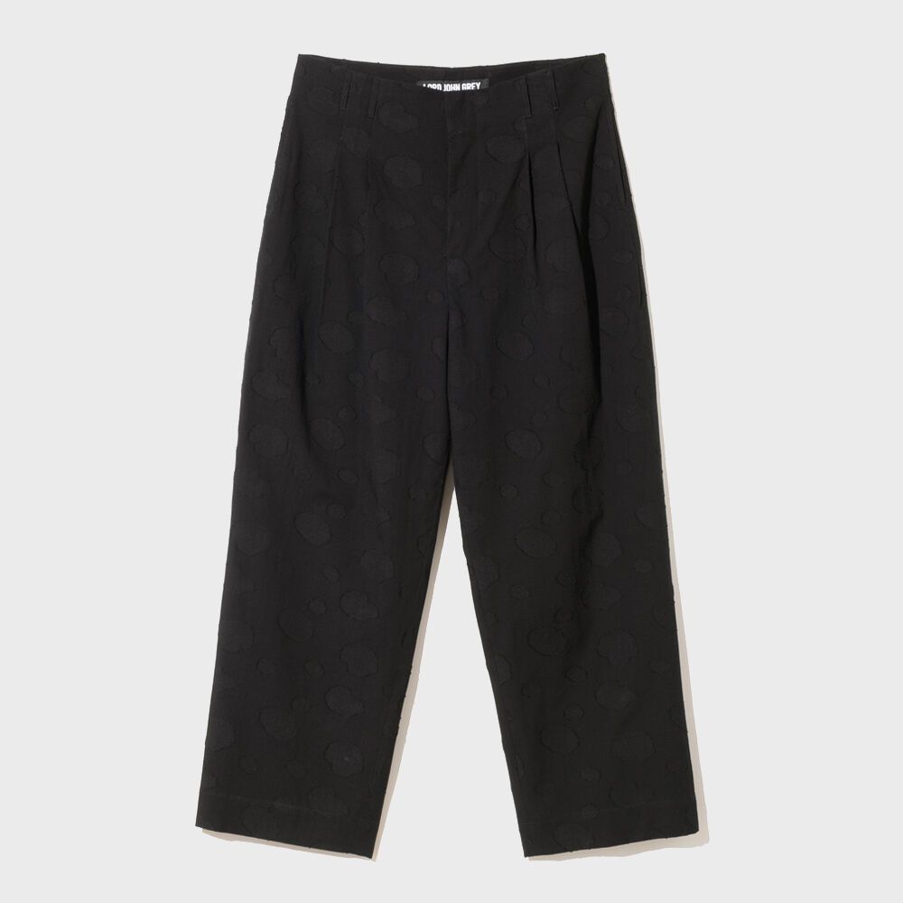 patterned two tuck slacks black - 감도 깊은 취향 셀렉트샵 29CM