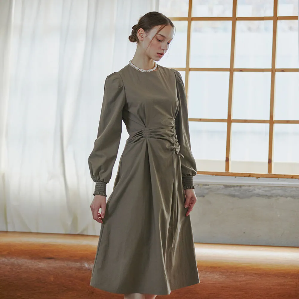 Pintuck String Smock Dress, Cocoa - 감도 깊은 취향 셀렉트샵 29CM