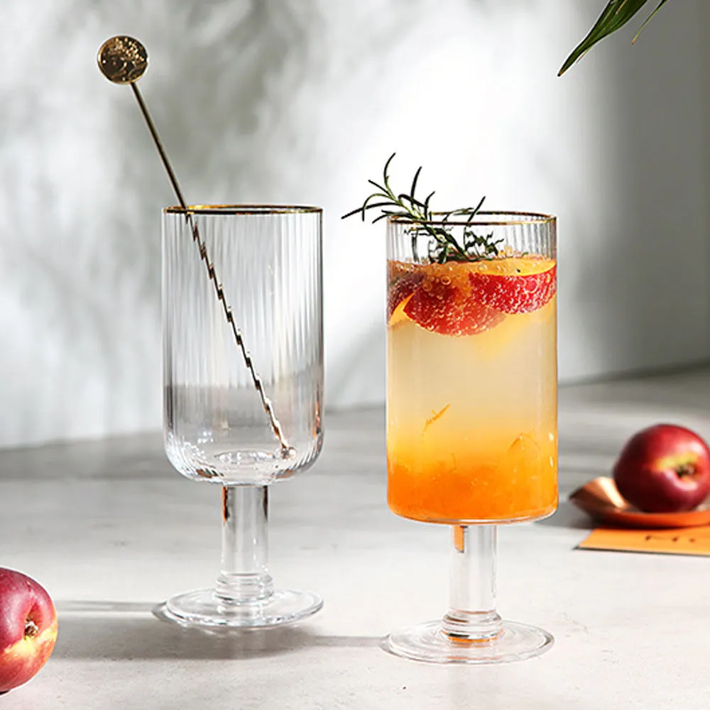 머메이드 골드 크리스탈 고블렛잔 420ml - 감도 깊은 취향 셀렉트샵 29CM