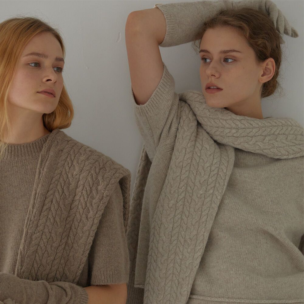 ASOL KNIT TOP (OATMEAL) - 감도 깊은 취향 셀렉트샵 29CM