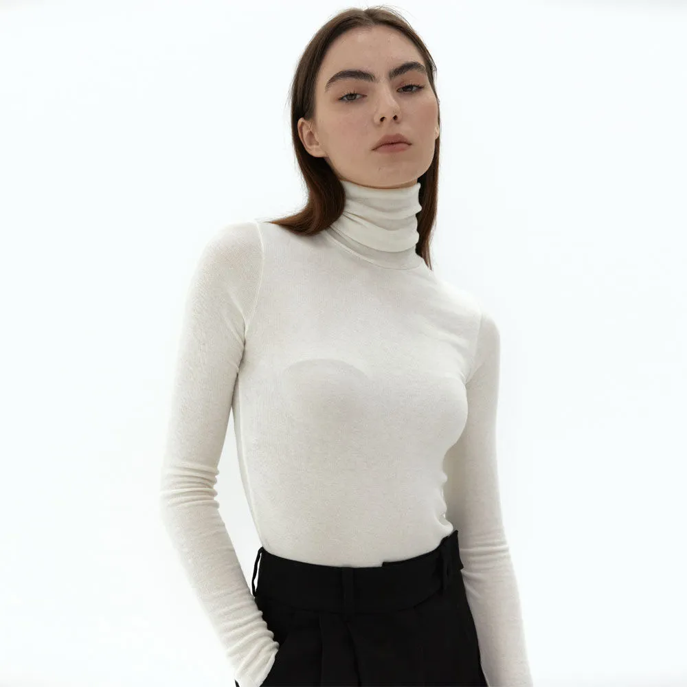[16차] 21AU SOFT SLIM TURTLENECK T-SHIRTS (IVORY) - 감도 깊은 취향 셀렉트샵 29CM