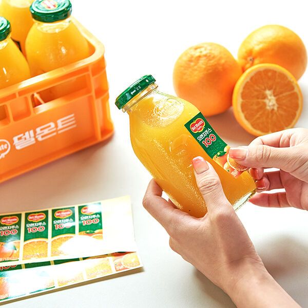 델몬트 100%오렌지 미니병 250ml (6병) - 감도 깊은 취향 셀렉트샵 29CM