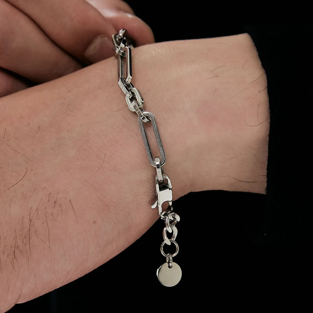 [빅톤 수빈 착용][써지컬스틸] CP_012 Link Oval Chain Bracelet - 감도 깊은 취향 셀렉트샵 29CM