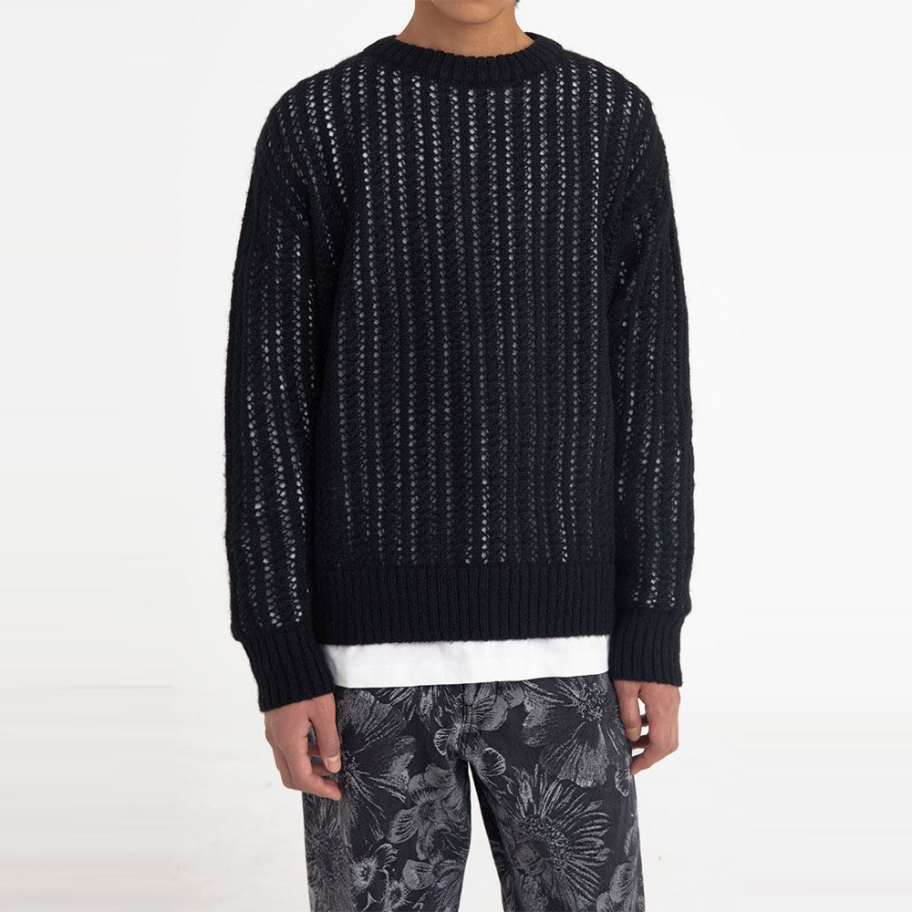 Meshed Mohair Sweater Black - 감도 깊은 취향 셀렉트샵 29CM