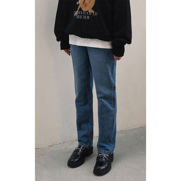 클래식 스트레이트 진_블루 데님 - 감도 깊은 취향 셀렉트샵 29CM