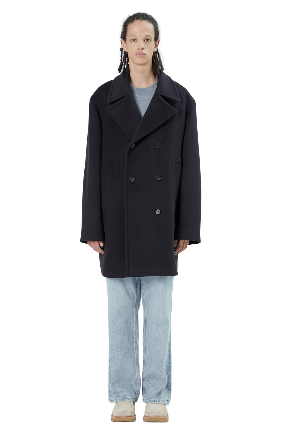 OVERSIZED PEACOAT(DARK NAVY) - 감도 깊은 취향 셀렉트샵 29CM