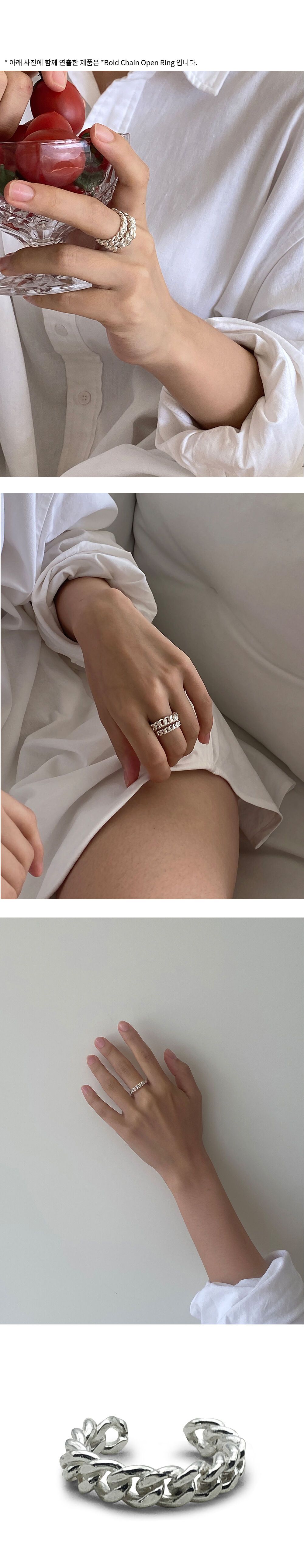 [potelé] Thin Chain Open Ring - 감도 깊은 취향 셀렉트샵 29CM