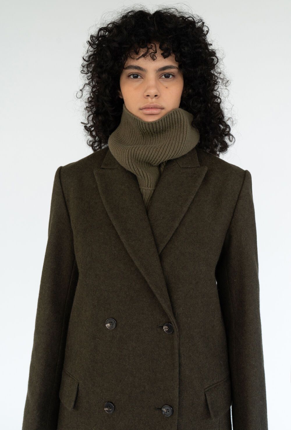 Double Wool Coat / Peat Green - 감도 깊은 취향 셀렉트샵 29CM
