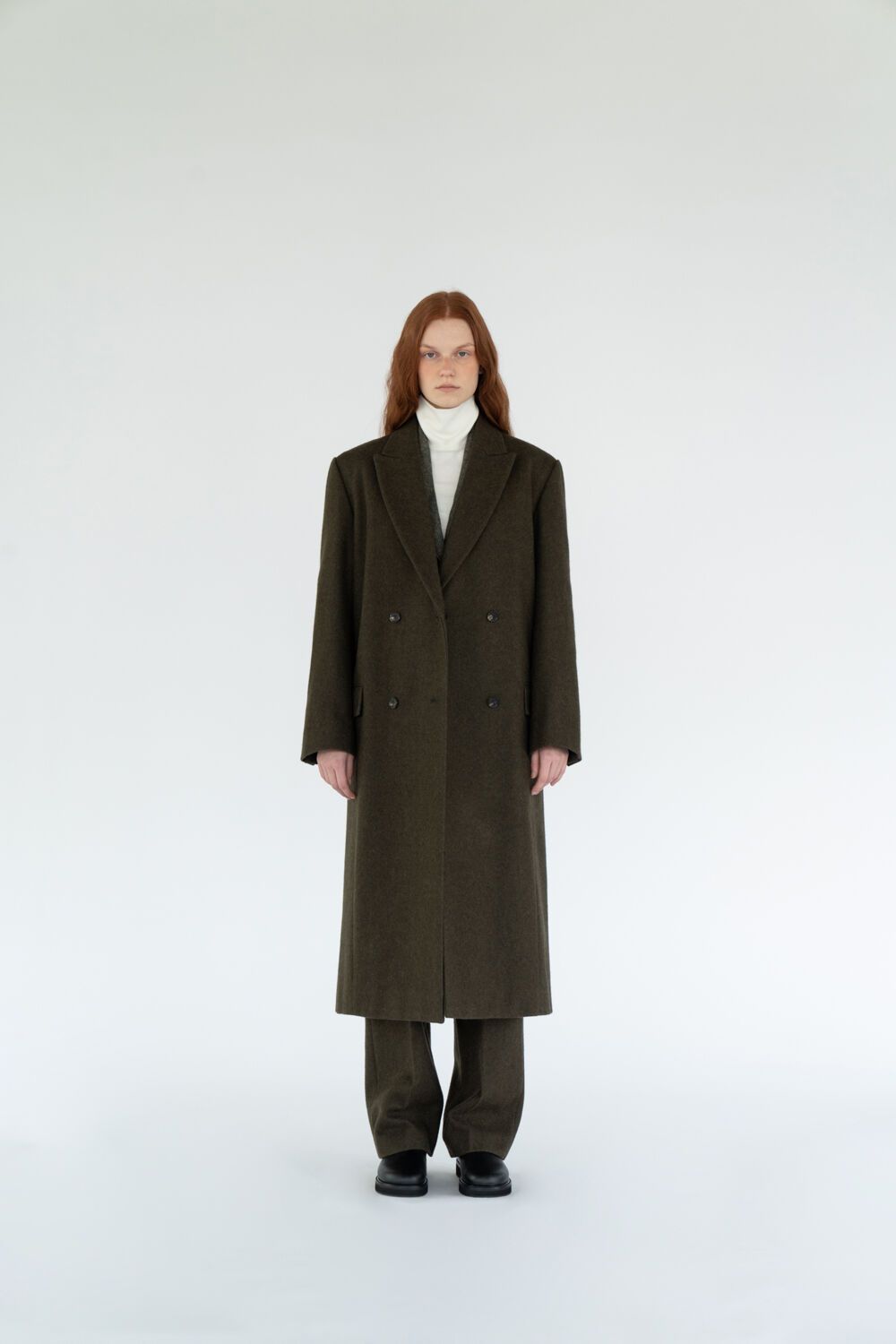 Double Wool Coat / Peat Green - 감도 깊은 취향 셀렉트샵 29CM