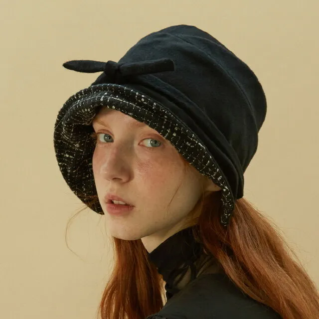 Jane bonnet-Tweed black - 감도 깊은 취향 셀렉트샵 29CM
