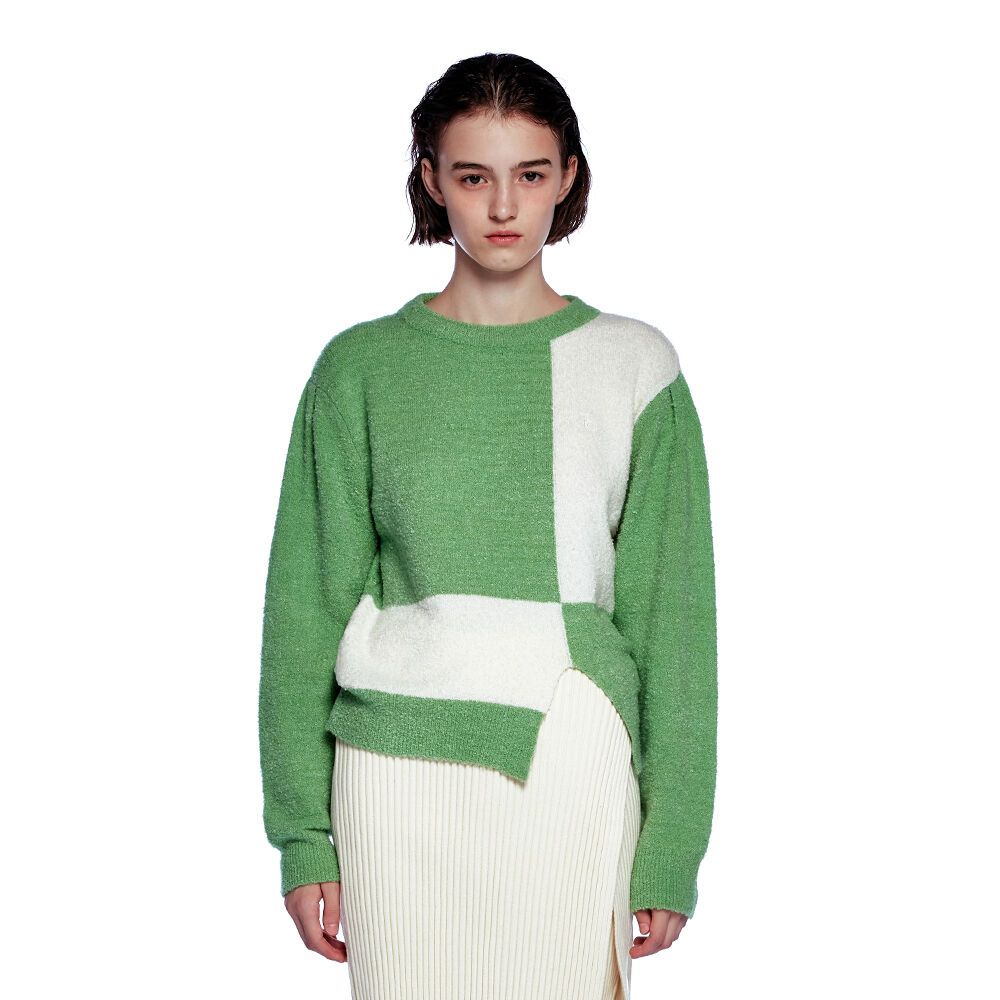 PUFF SHOULDER KNIT [LIGHT GREEN] - 감도 깊은 취향 셀렉트샵 29CM