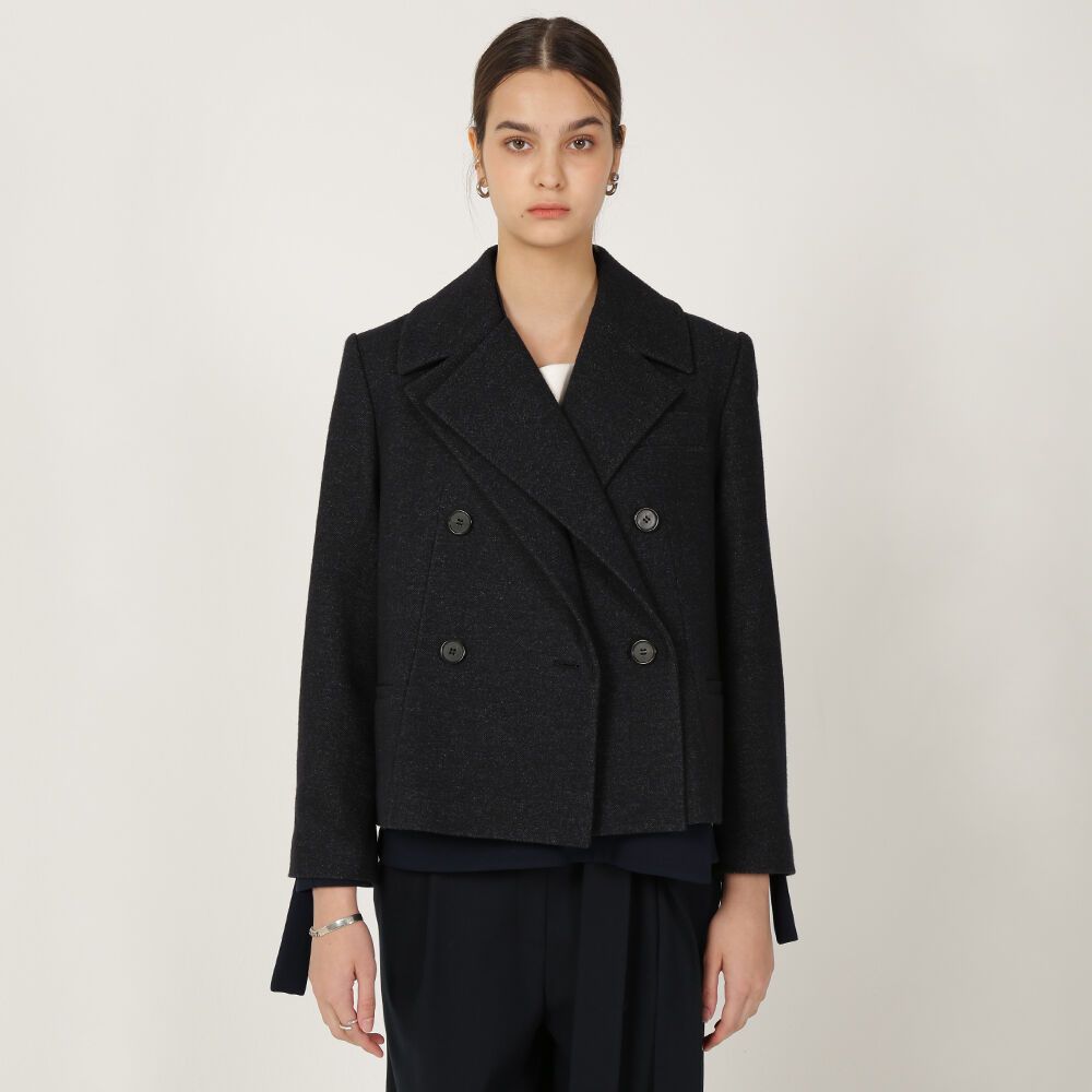 Overlap Panel Wool Jacket_Navy - 감도 깊은 취향 셀렉트샵 29CM