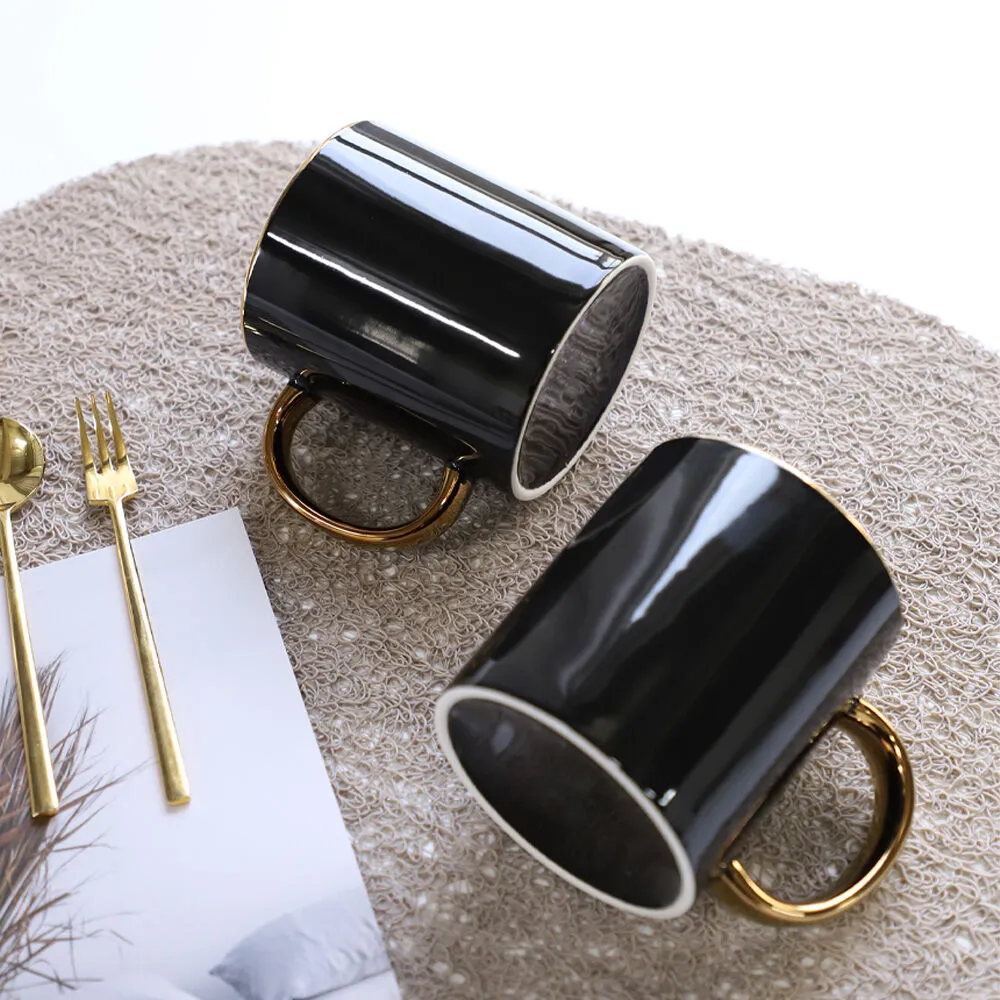 블랙 손잡이 골드 머그 400ml - 감도 깊은 취향 셀렉트샵 29CM