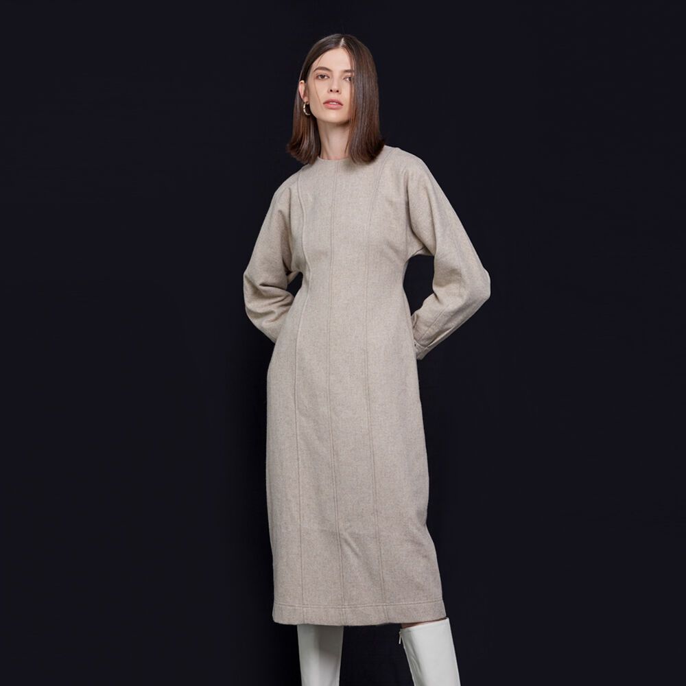 LINE WOOL DRESS (2COL) - 감도 깊은 취향 셀렉트샵 29CM