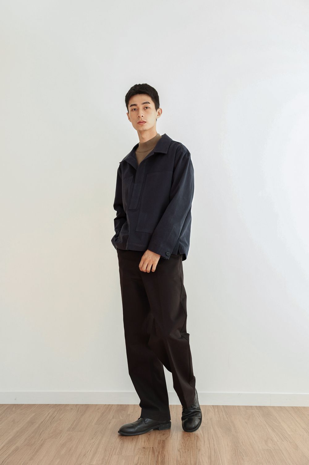 Workwear Cotton Pull-over Jackets _ Dark Navy - 감도 깊은 취향 셀렉트샵 29CM