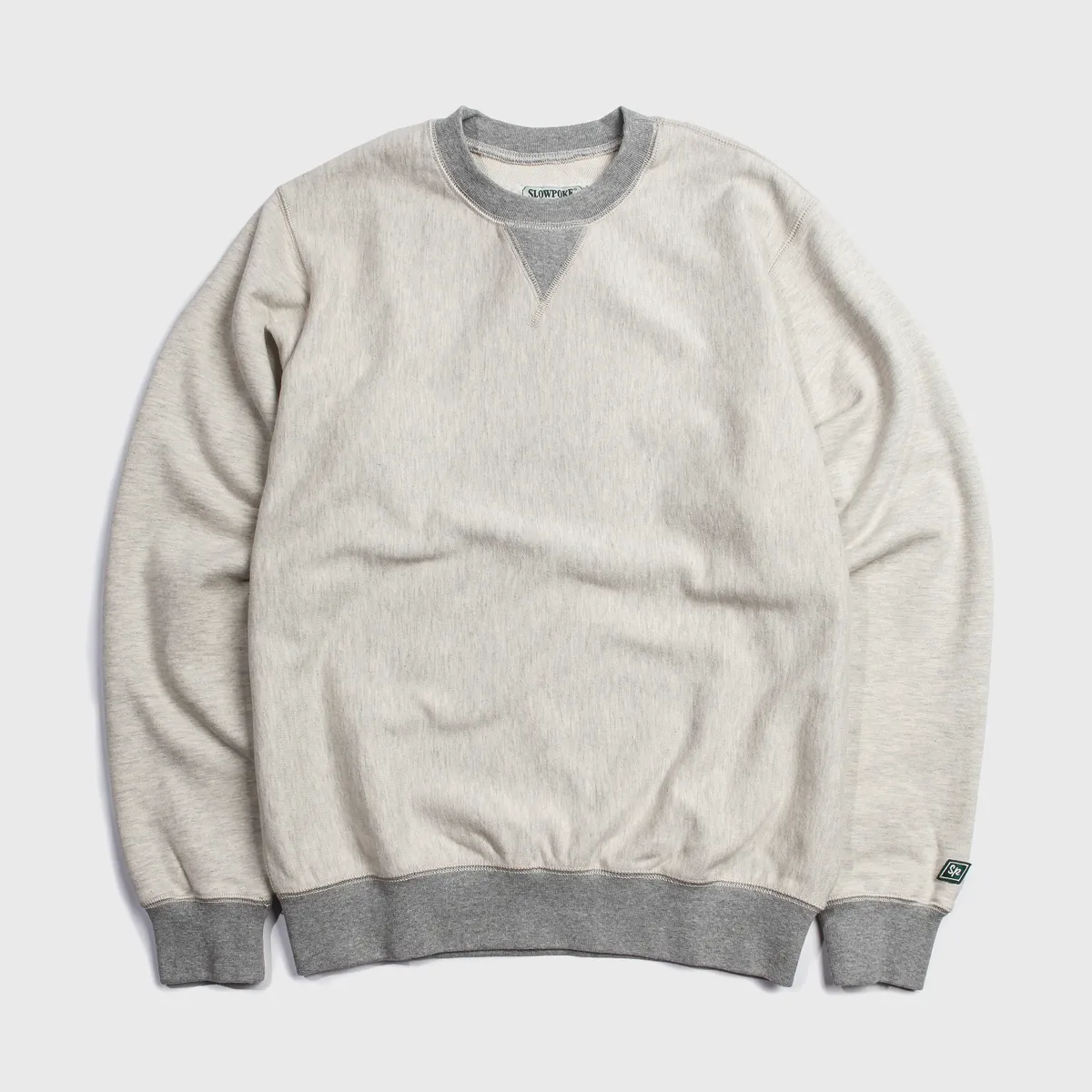 Color Rib Classic Fit Sweat Shirt -Oatmeal / Grey Melange- - 감도 깊은 취향 ...
