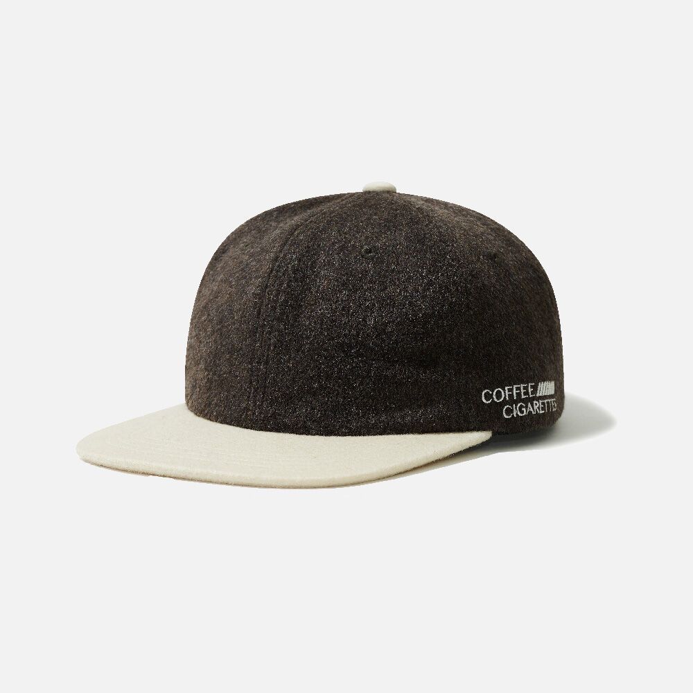 (COFFEE AND CIGARETTE X BRICK) WOOL100 FLANNEL CAP (BROWN) - 감도 깊은 취향 셀렉트샵 29CM