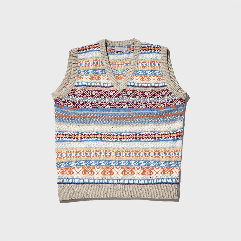 [MICHAEL ROSS] VINTAGE FAIR ISLE SLIP OVER - Foyle - 감도 깊은 취향 셀렉트샵 29CM