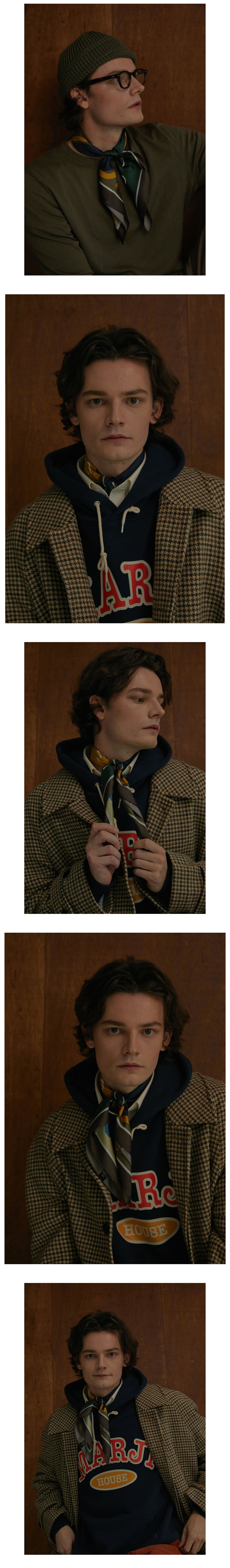 MH/13 실크 스카프 흙 - 감도 깊은 취향 셀렉트샵 29CM