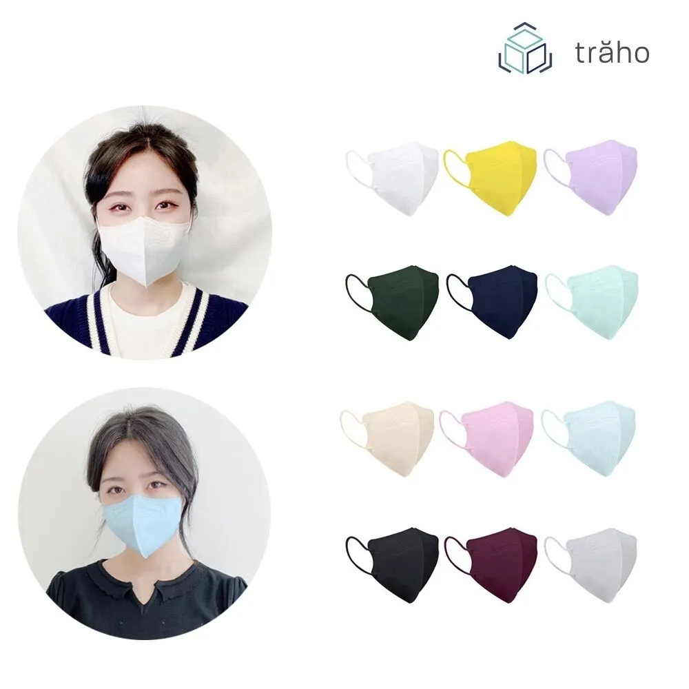 [Traho] 새부리형 12종 컬러 대형 마스크 5매+스트랩 - 감도 깊은 취향 셀렉트샵 29CM