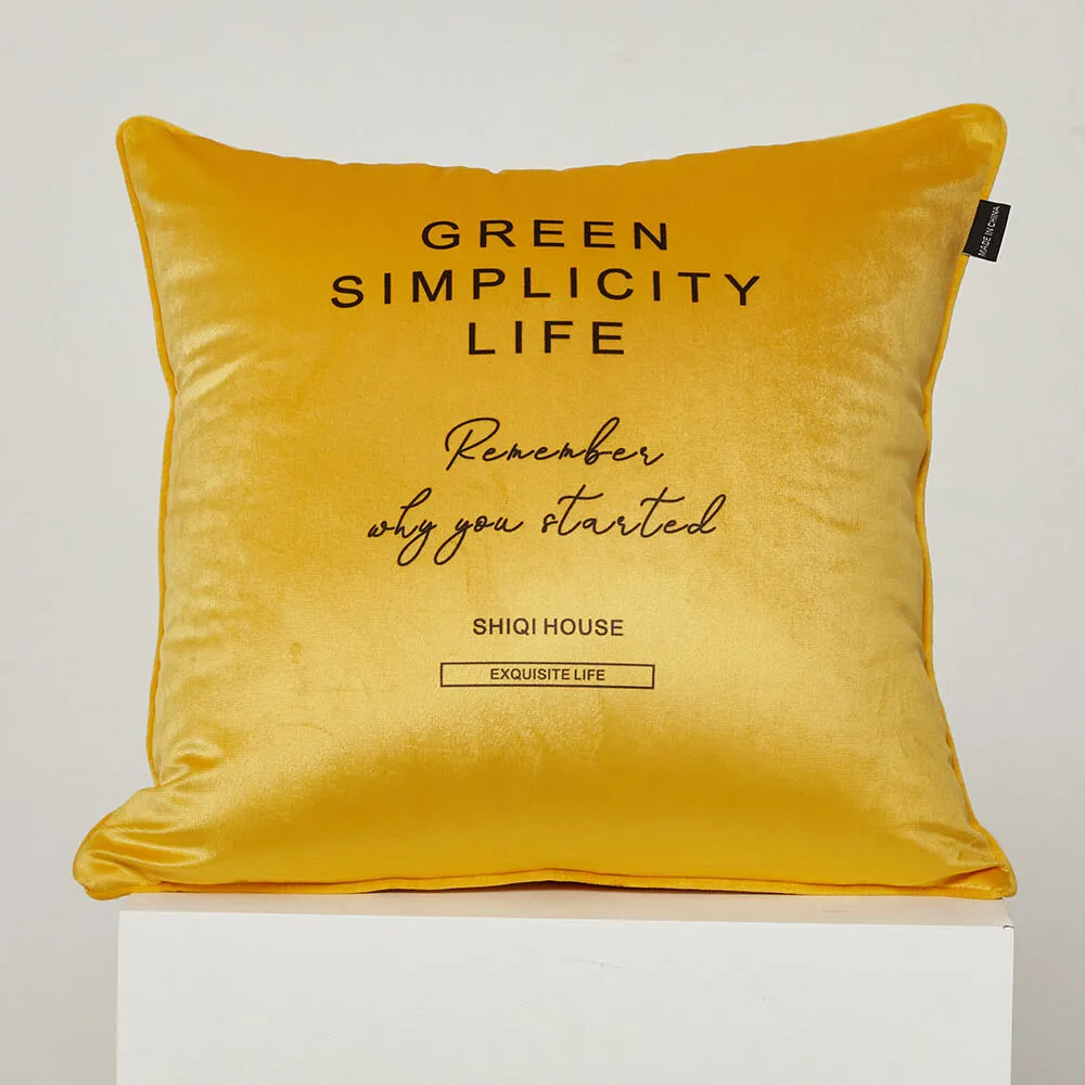 러프 소파 쿠션커버 45x45 인조이라이프 C - 감도 깊은 취향 셀렉트샵 29CM