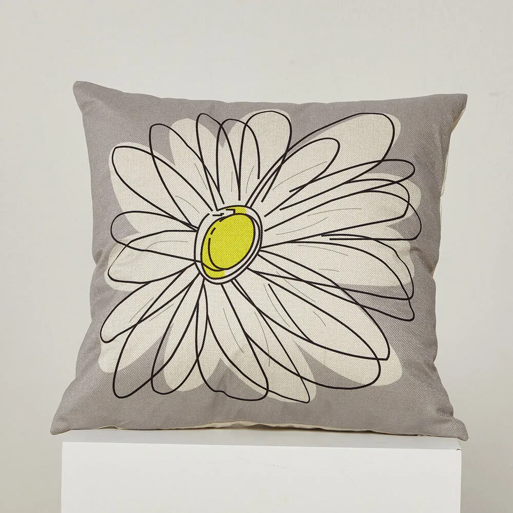 러프 소파 쿠션(솜포함) 45x45 해피데이즈 C - 감도 깊은 취향 셀렉트샵 29CM