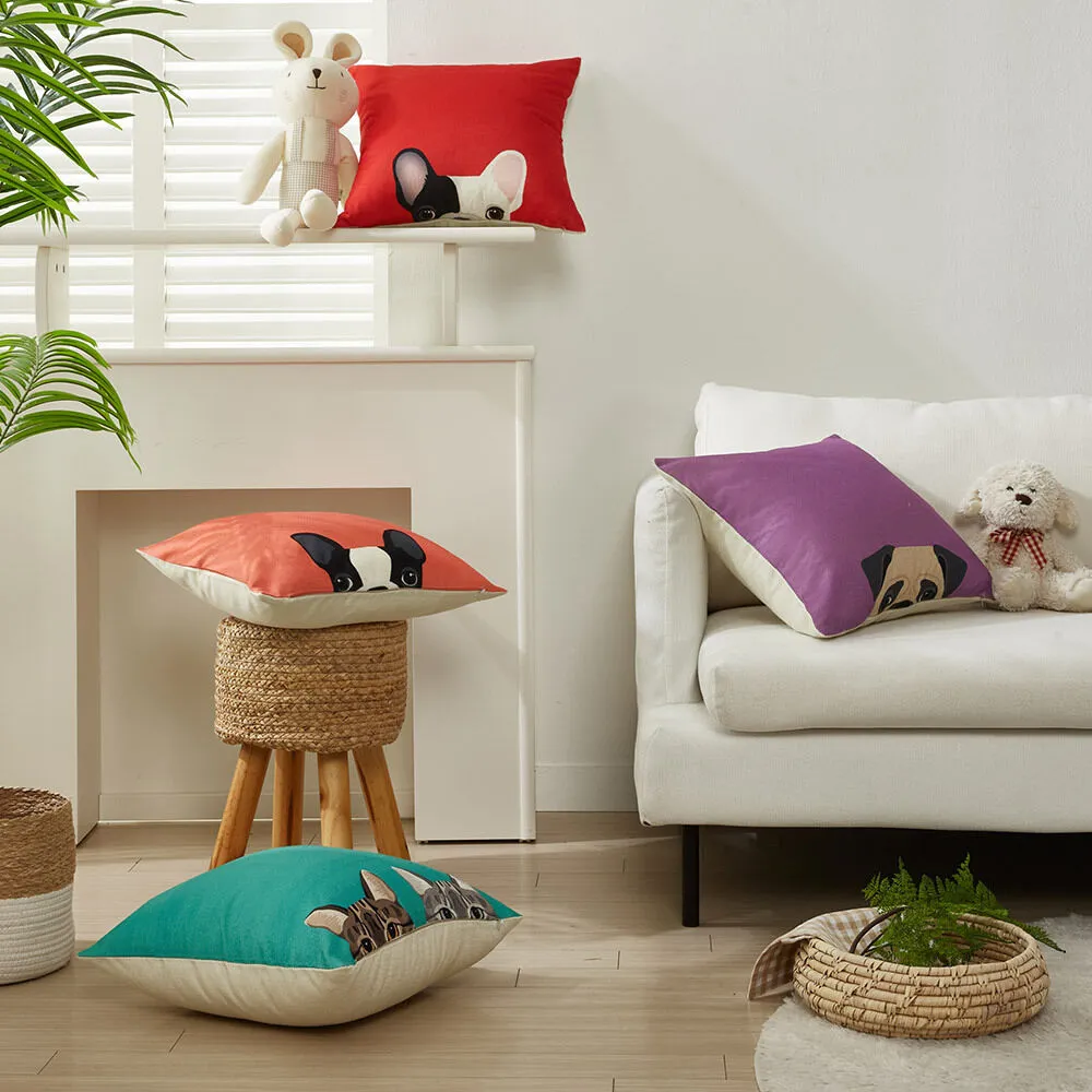 러프 소파 쿠션(솜포함) 45x45 큐트애니멀 2P - 감도 깊은 취향 셀렉트샵 29CM