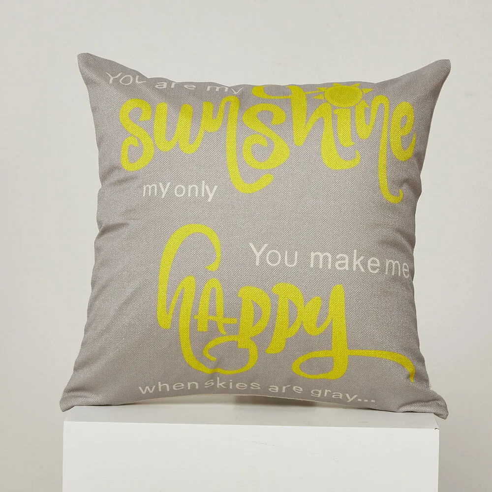 러프 소파 쿠션(솜포함) 45x45 해피데이즈 D - 감도 깊은 취향 셀렉트샵 29CM