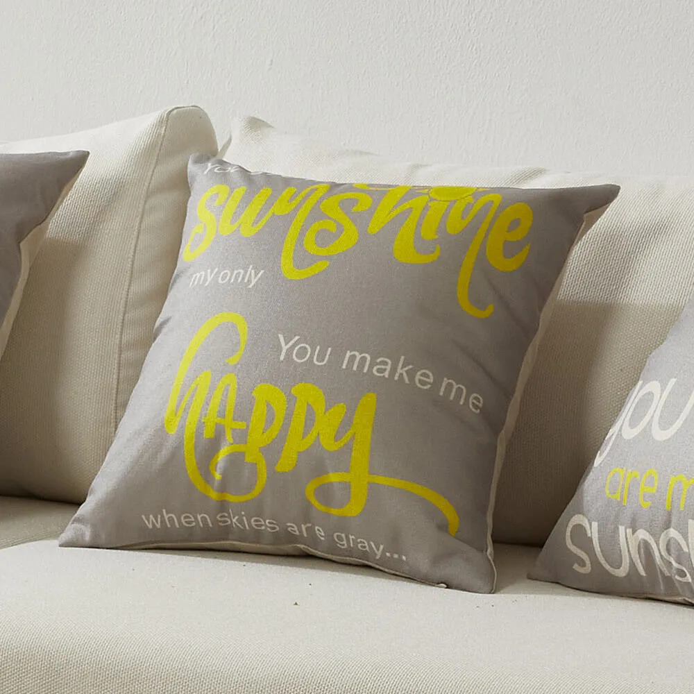 러프 소파 쿠션(솜포함) 45x45 해피데이즈 D 2P - 감도 깊은 취향 셀렉트샵 29CM