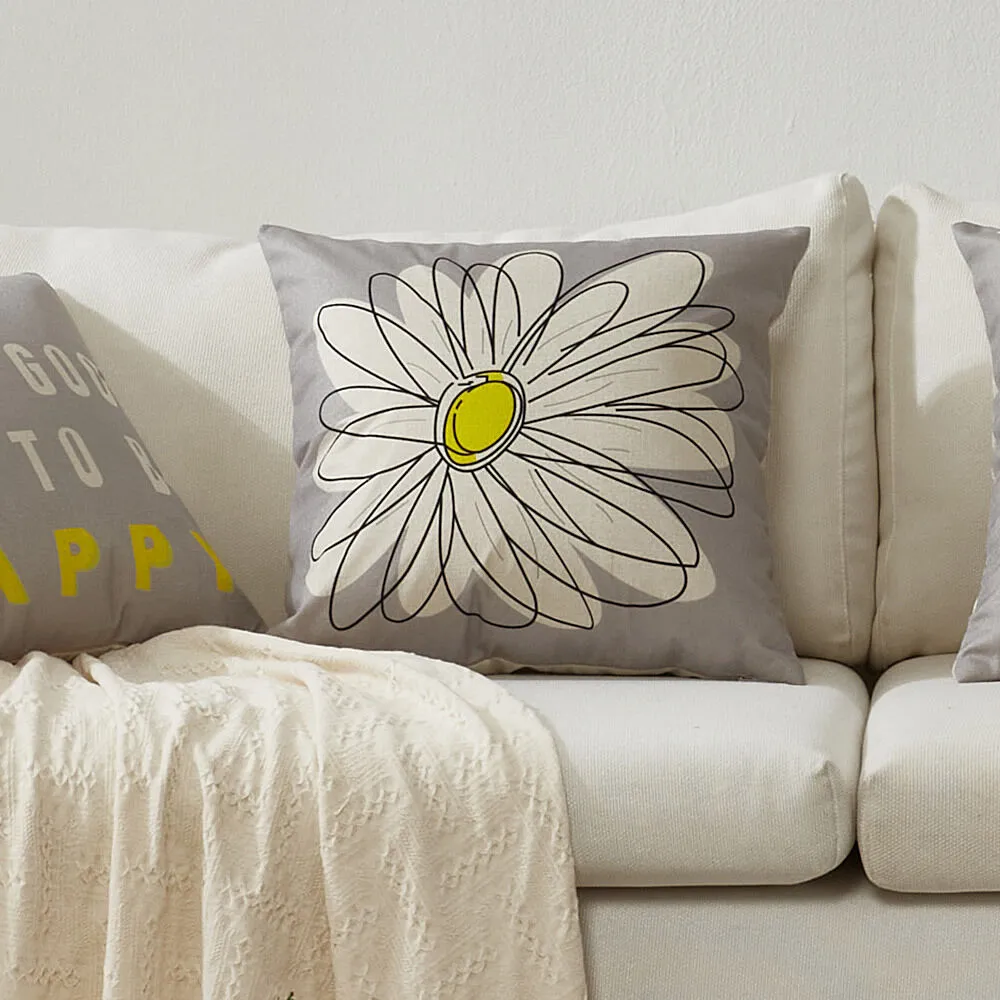 러프 소파 쿠션커버 45x45 해피데이즈 C 2P - 감도 깊은 취향 셀렉트샵 29CM