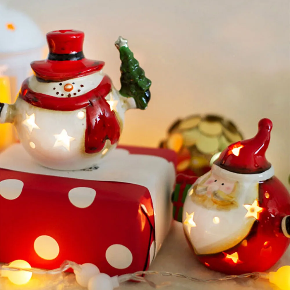크리스마스 레드 LED 도자기 인형 (2type) - 감도 깊은 취향 셀렉트샵 29CM