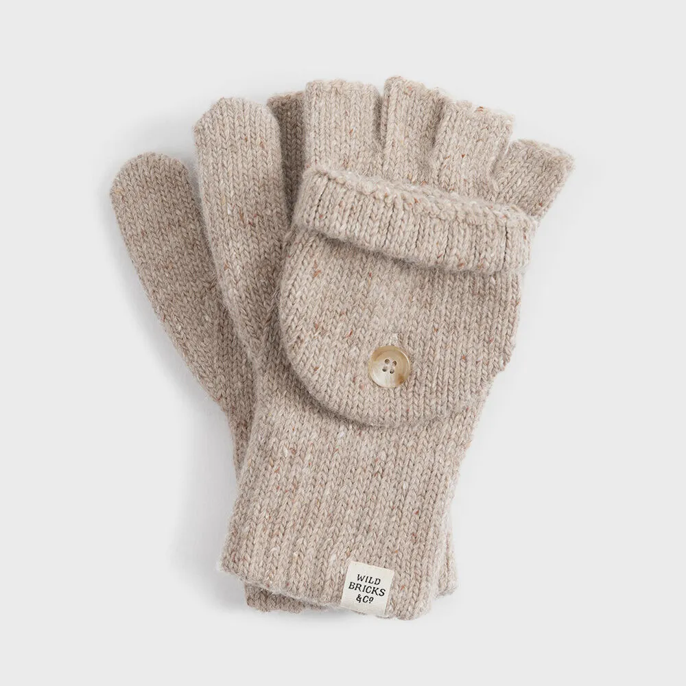 CONVERTIBLE FINGERLESS GLOVES (oatmeal) - 감도 깊은 취향 셀렉트샵 29CM