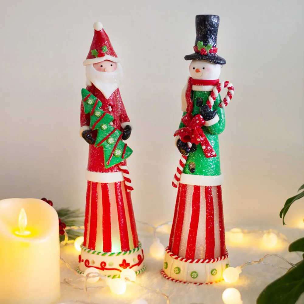 크리스마스 LED 길쭉 산타와 눈사람 (2type) - 감도 깊은 취향 셀렉트샵 29CM