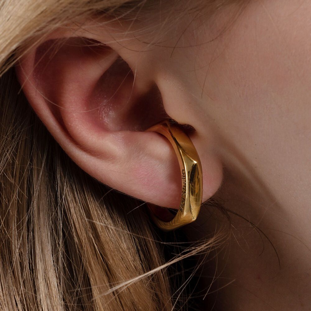 #Hexagon Bold Earcuff - 감도 깊은 취향 셀렉트샵 29CM