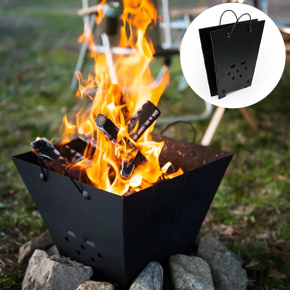 레토 접이식 불멍 캠핑 화로대 + 수납가방 + 고정클립 2p 세트 LCP-FB01 - 감도 깊은 취향 셀렉트샵 29CM