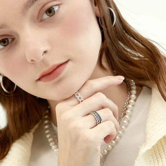 [21FW] Silver925 double rough Ring - 감도 깊은 취향 셀렉트샵 29CM