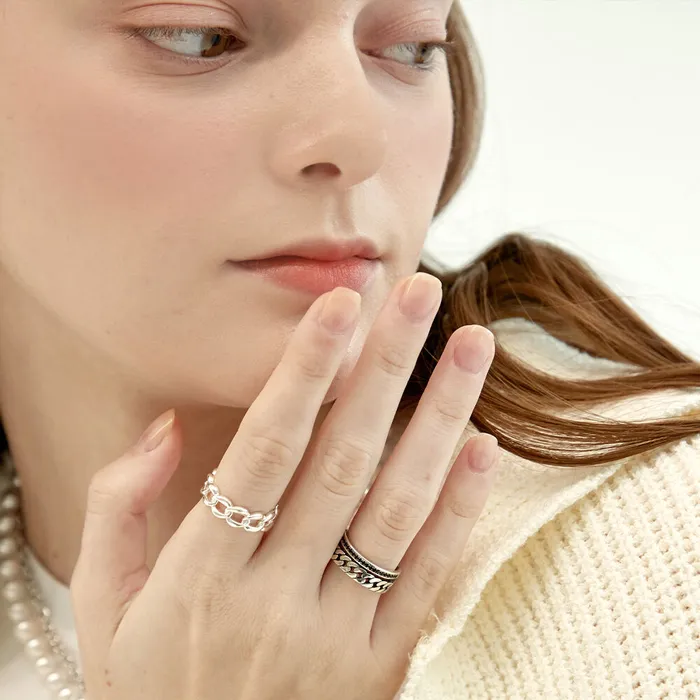 [21FW] Silver925 double rough Ring - 감도 깊은 취향 셀렉트샵 29CM