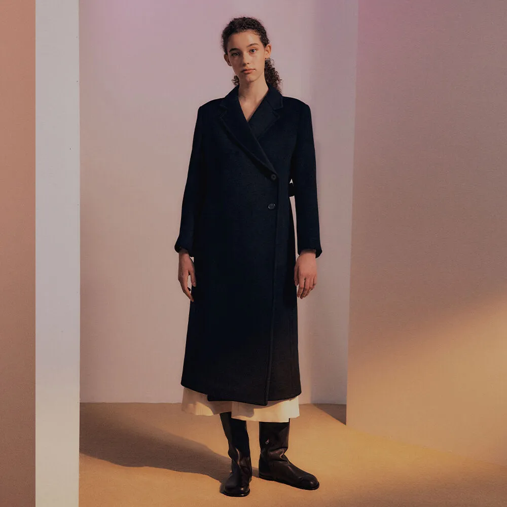 21FW HIGH WOOL LONG COAT BLACK - 감도 깊은 취향 셀렉트샵 29CM