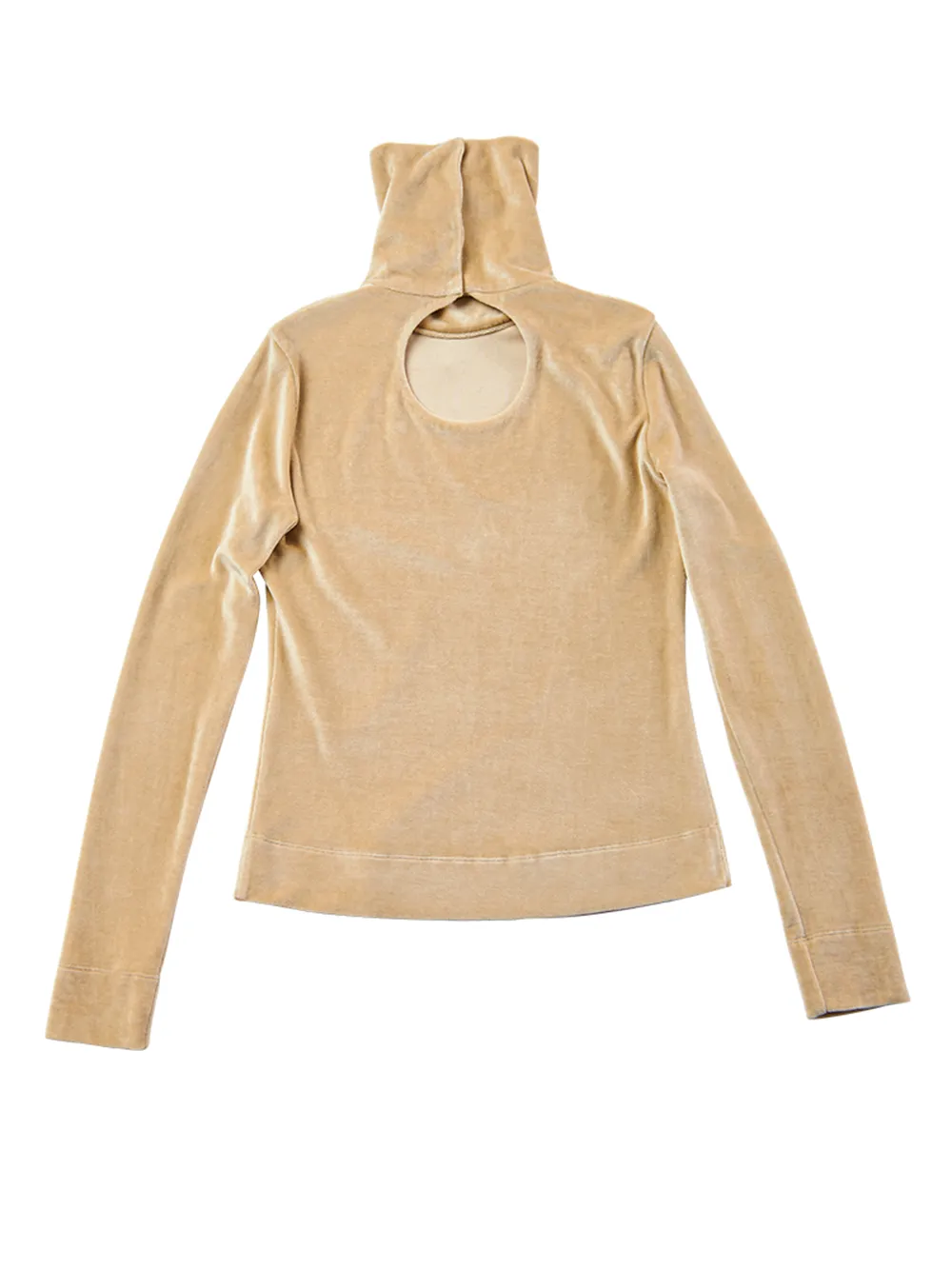 Round Open-Back Turtle Neck [BEIGE] - 감도 깊은 취향 셀렉트샵 29CM