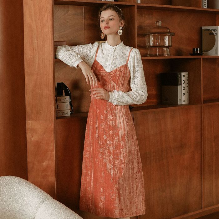 Moidew orange tassel dress - 감도 깊은 취향 셀렉트샵 29CM