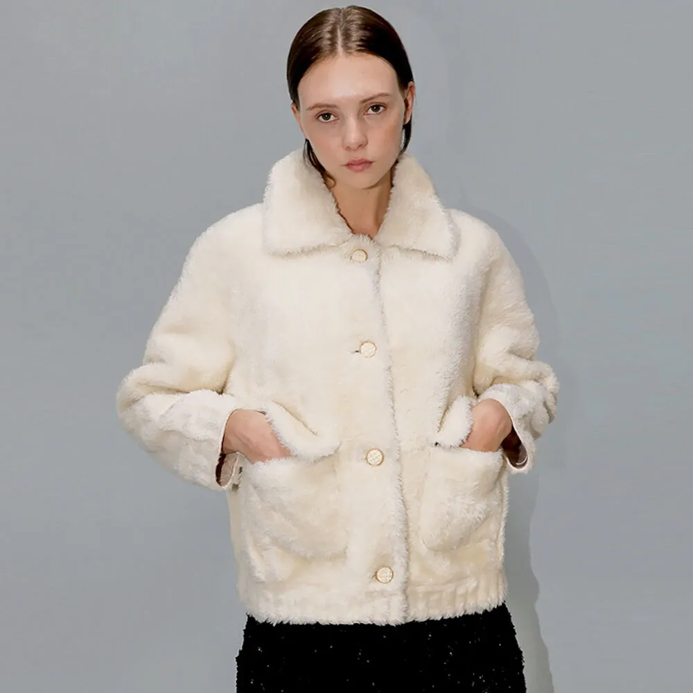 양털 아이보리 무스탕 _ Curling Ivory Shearling JK - 감도 깊은 취향 셀렉트샵 29CM