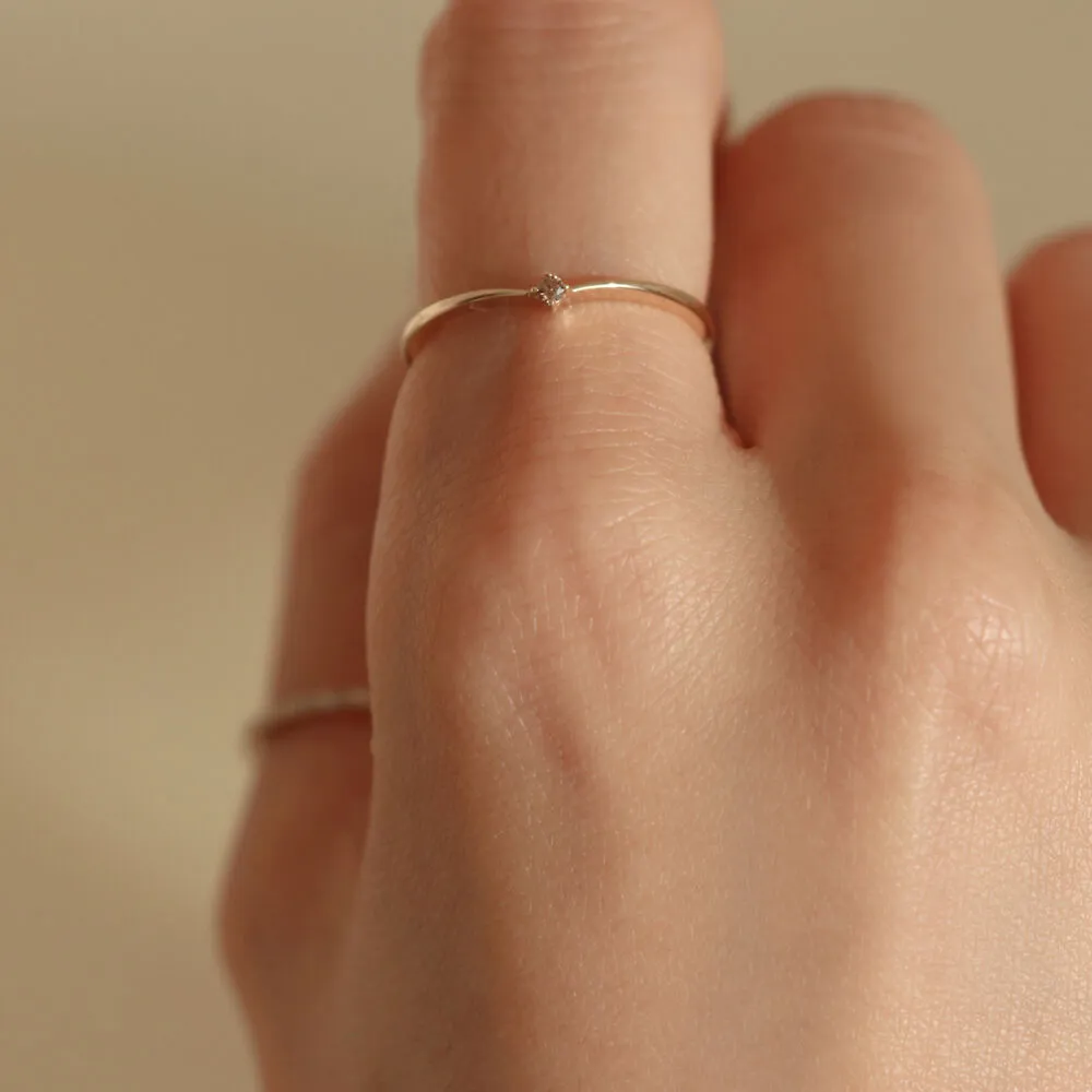 [14K][다이아몬드] 14K gold cognac diamond flow ring - 감도 깊은 취향 셀렉트샵 29CM