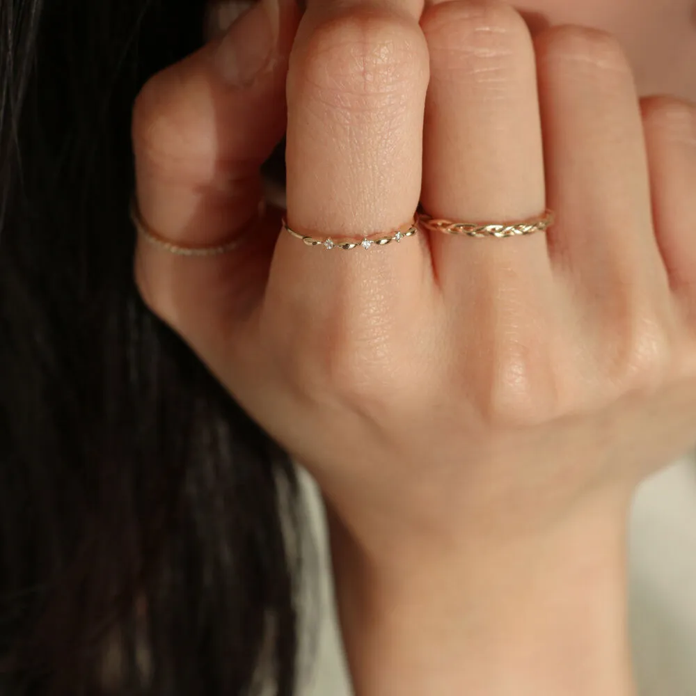 [14K] 14K gold lace ring - 감도 깊은 취향 셀렉트샵 29CM