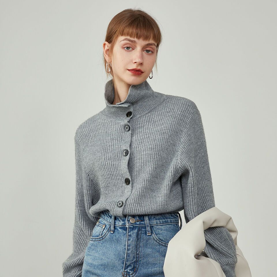 High callor gray knit cardigan - 감도 깊은 취향 셀렉트샵 29CM