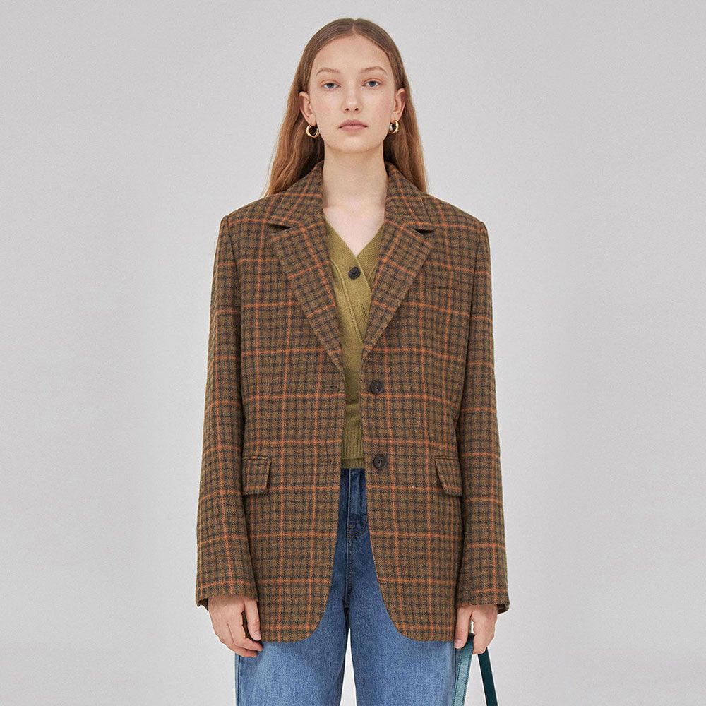 Vintage Gun Club Check Jacket in Khaki VW1AJ018-42 - 감도 깊은 취향 셀렉트샵 29CM