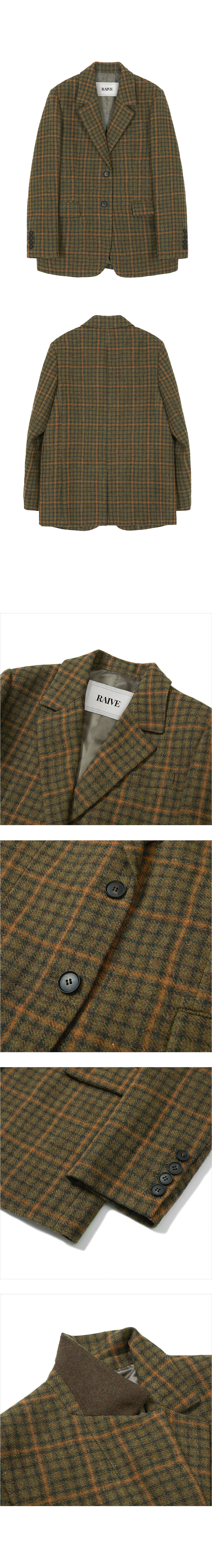 Vintage Gun Club Check Jacket in Khaki VW1AJ018-42 - 감도 깊은 취향 셀렉트샵 29CM