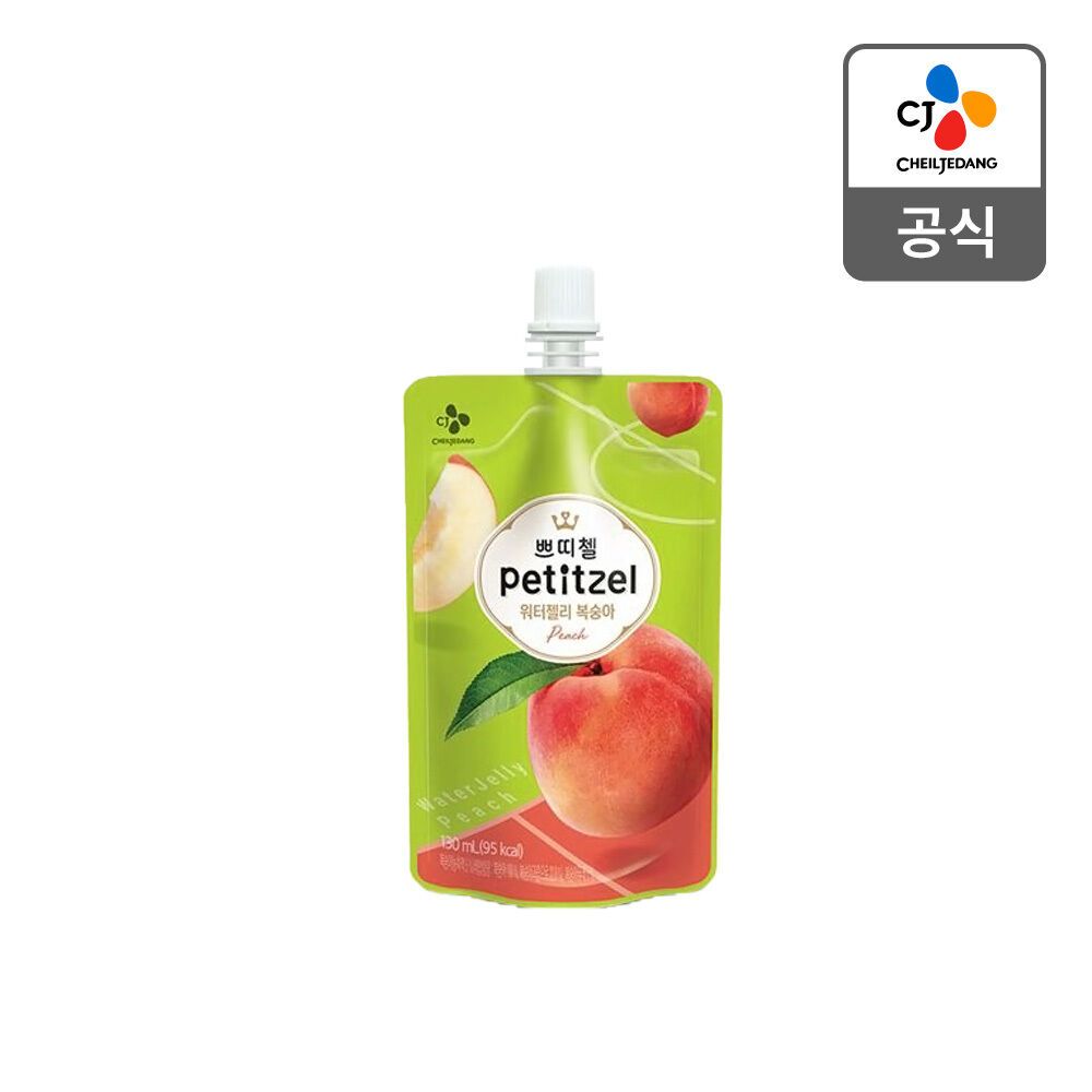 [CJ제일제당] 쁘띠첼 워터젤리 복숭아 130ml x 1개 - 감도 깊은 취향 셀렉트샵 29CM