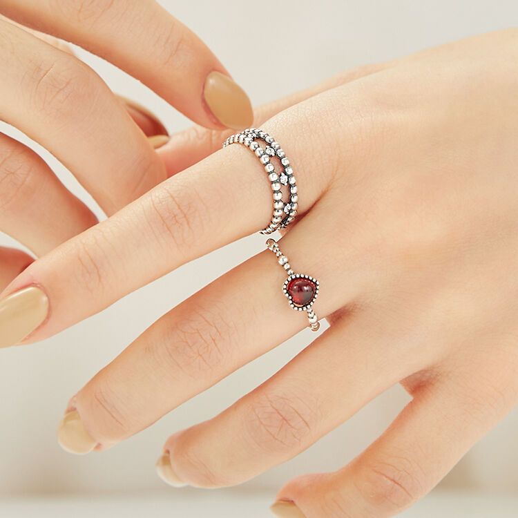 925실버 볼드 볼반지 봉봉/ Bonbon Stack Ring - 감도 깊은 취향 셀렉트샵 29CM