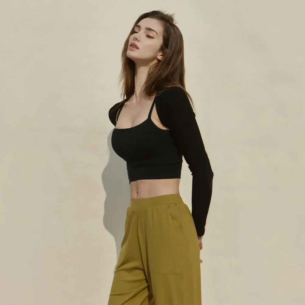 유닛 슬릿 볼레로 DEVI-T0064-블랙 - 감도 깊은 취향 셀렉트샵 29CM