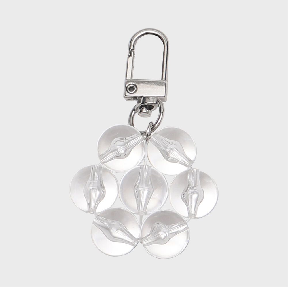 BUBBLE FLOWER key ring 'CLEAR' - 감도 깊은 취향 셀렉트샵 29CM